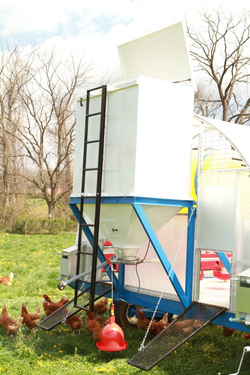 High-Volume Egg Production for 650 Laying Hens | The Mobile Chicken House