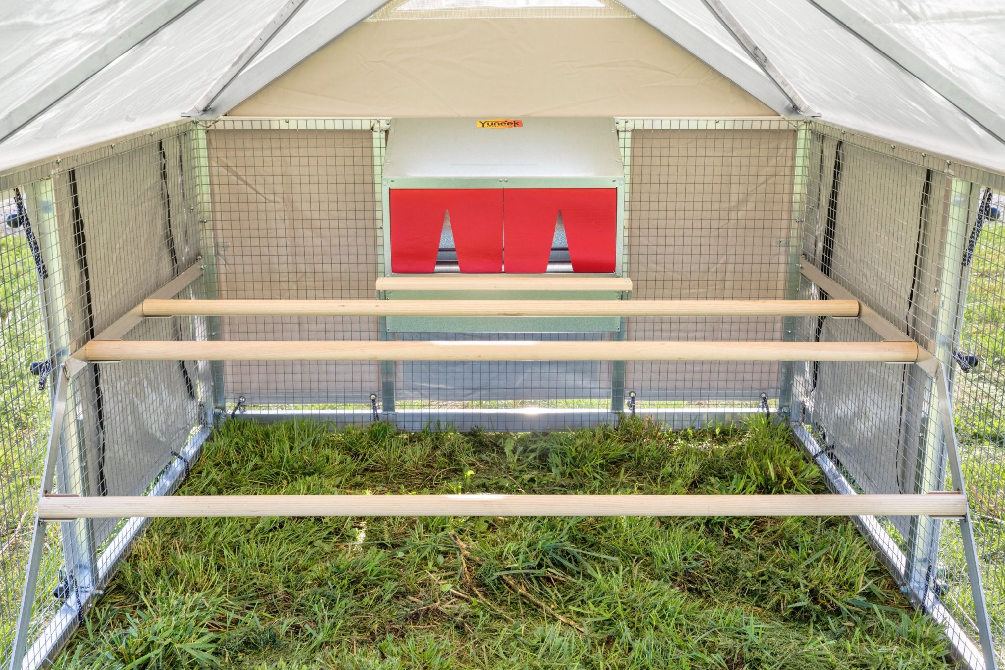 6x10 Alumi Portable Chicken Coop - The Mobile Chicken House