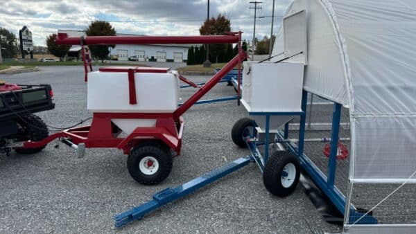 ATV Off-Road Auger Wagon 1000 LB Capacity - The Mobile Chicken House
