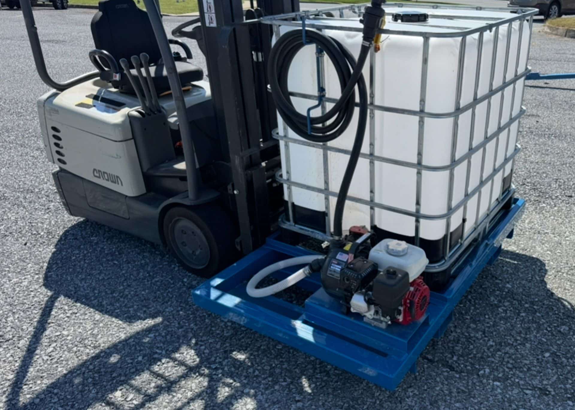 275 Gallon Tote Pallet Tanker - The Mobile Chicken House